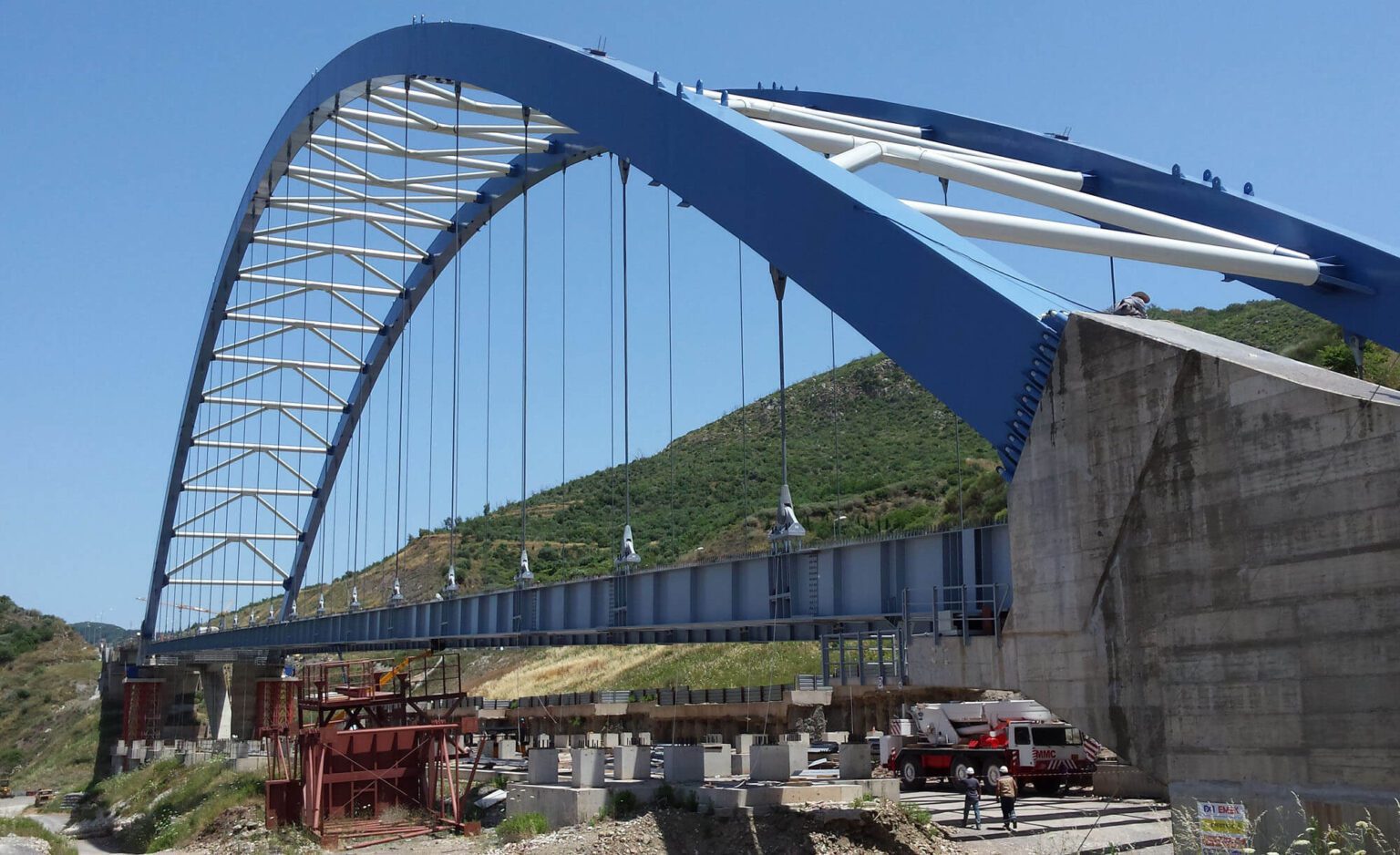 Steel Structures for Tsakona Arch Bridge | K. Liaromatis